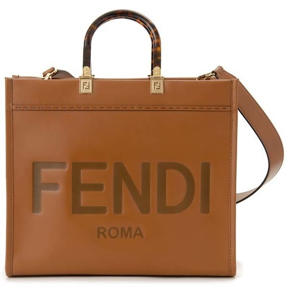 Fendi | Bags | Fendi Sunshine Medium Tote Bag Brown | Poshmark